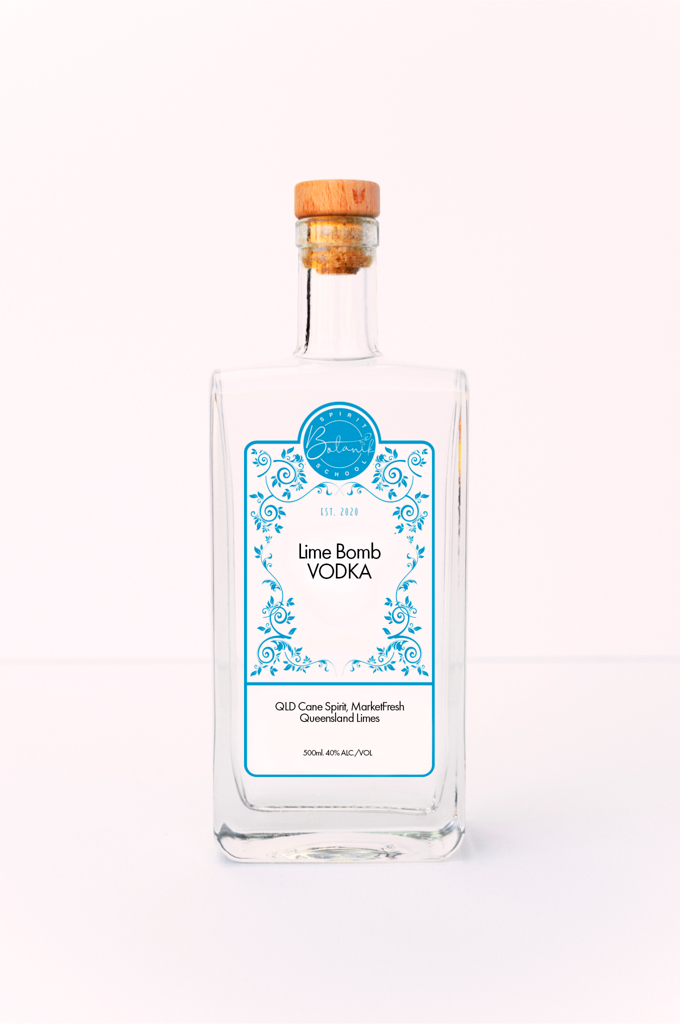Lime Bomb VODKA - 500ml – Botanik Spirit School